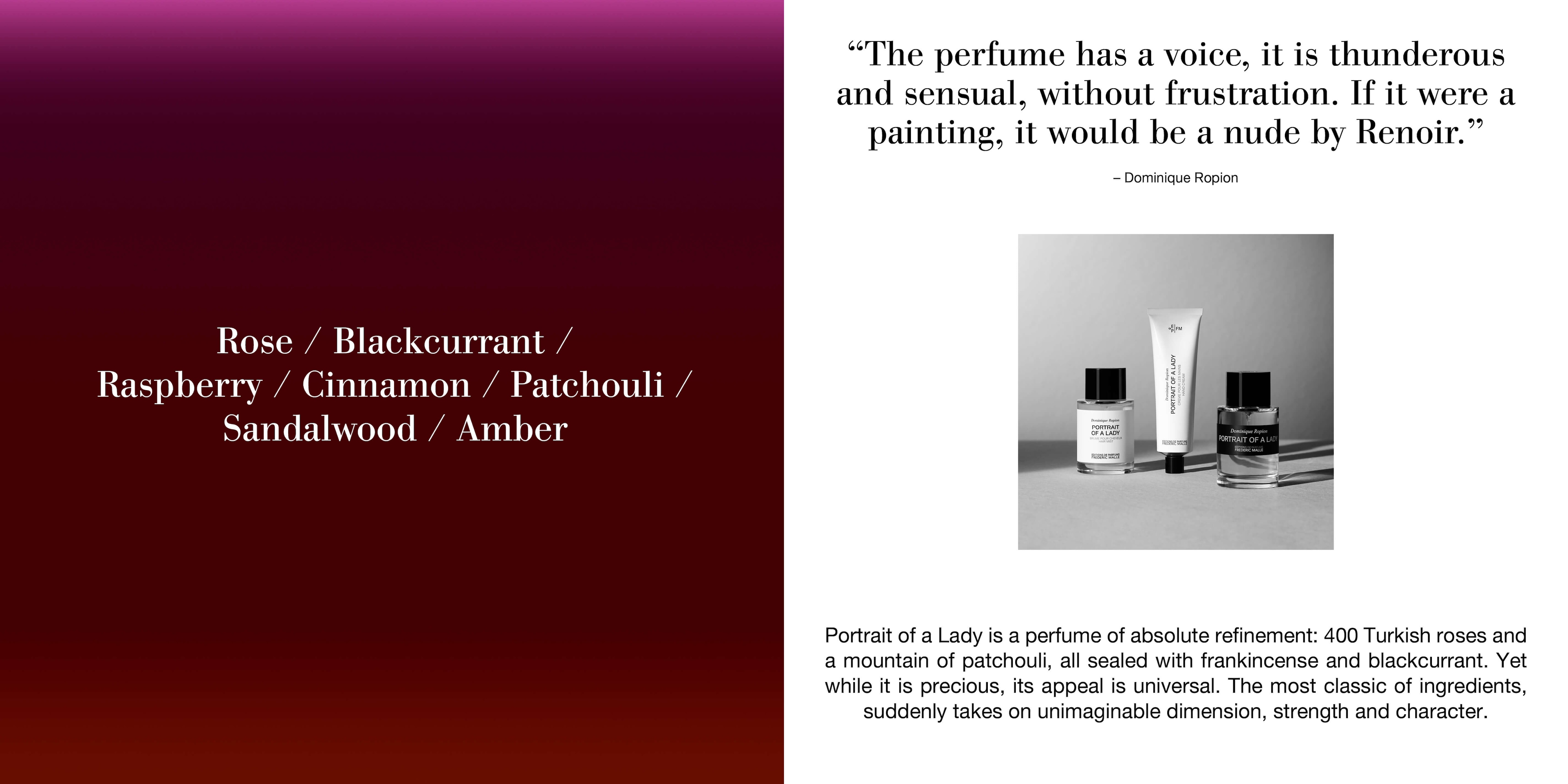 Portrait of a Lady | Dominique Ropion | Frederic Malle Online
